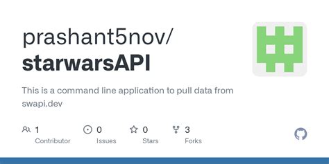 Github Prashant5novstarwarsapi This Is A Command Line Application