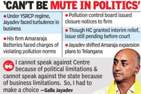 Guntur Mp Galla Jayadev Guntur Mp Galla Jayadev Quits Politics Vijayawada News Times Of India