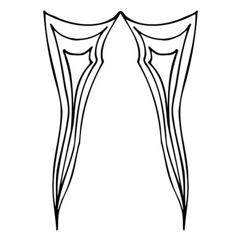 Wings Of Abstract Angular Shape In Black Silhouette 34921047 Vector Art At Vecteezy