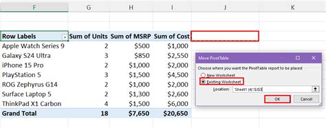 5 Ways To Move A Table In Microsoft Excel How To Excel