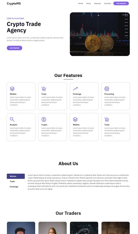 Bootstrap Parallax Scrolling Template