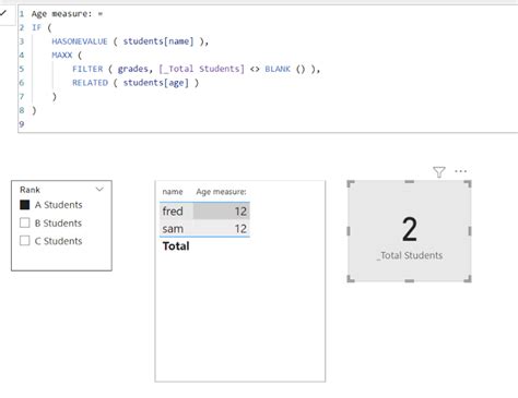 solved create dynamic table from slicer microsoft fabric community