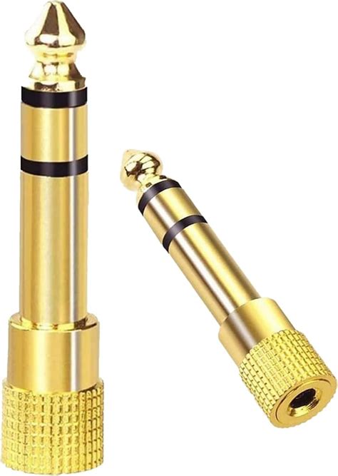 Amazon Com Bluetooth Transmitter Receiver Wireless Adapter With 6 35mm To 3 5mm Aux Adapter