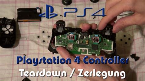 Playstation 4 Ps4 Dualshock 4 Controller Aufschrauben Teardown