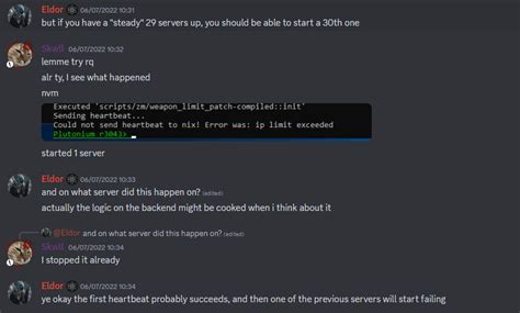 Server Hosting Limits Plutonium