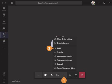 Receive Hold And Transfer Calls In Teams CustomGuide