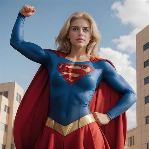 Helen Slater Supergirl Flexing By Supergirlhelenai On Deviantart