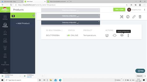 Iot Temperature Sensing Project Devpost
