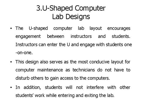 Computer Laboratory Objectives Introduction To Computer Lab Understand