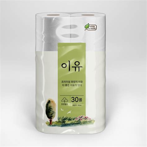 롤 화장지 패키지 디자인 패키지 포트폴리오 크몽