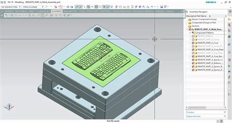Mold Design In Nx 10 Grabcad Tutorials Mold Design In Nx 10 Grabcad Tutorials