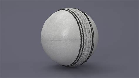 크리켓 공 화이트 3d 모델 29 3ds Blend C4d Fbx Max Ma Lxo Obj Free3d