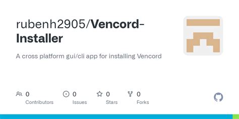 GitHub Rubenh Vencord Installer A Cross Platform Gui Cli App For Installing Vencord