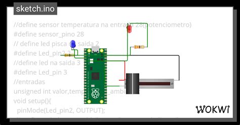 Sistema De Controle Ventoinha Radiador Com Led Copy Wokwi Esp32