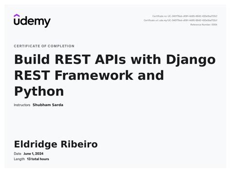 Eldridge Ribeiro On Linkedin Django Restapi Webdevelopment