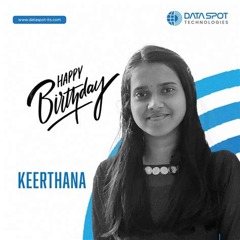 Dataspot Technologies On Linkedin Happy Birthday Keerthana Pk🎂