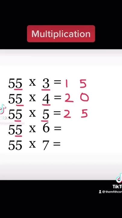Multiplication Hack Youtube