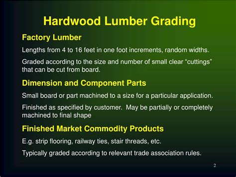 PPT Lumber Grades PowerPoint Presentation Free Download ID 425068