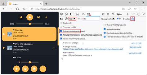 Referência De Funcionalidades Da Consola Microsoft Edge Developer Documentation Microsoft Learn