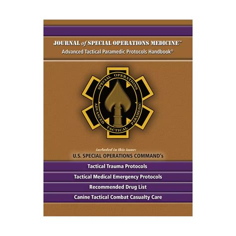 Jsoms Advanced Tactical Paramedic Protocols Atp P Book 10th Edition