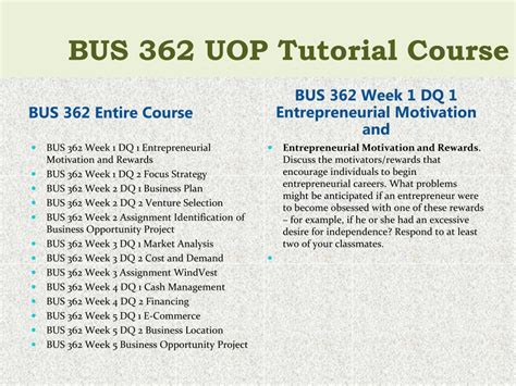 PPT BUS 362 UOP Tutorial Course Uoptutorial PowerPoint Presentation ID 7201901