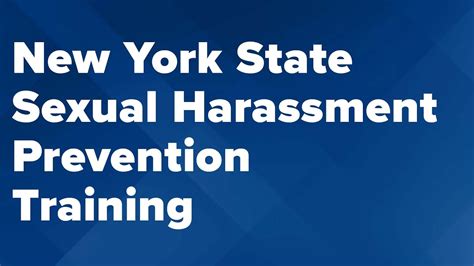 Sexual Harassment Prevention Training Youtube