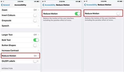How To Turn Off Reduce Motion Effect On Iphone Pro Max Pro Ipad