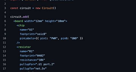 how tscircuit works compiling functional circuits from react code