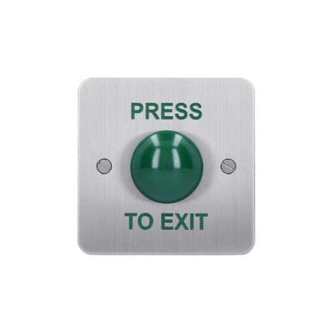 Cdvi Standard Green Dome Exit Button Surface Mount Videcon