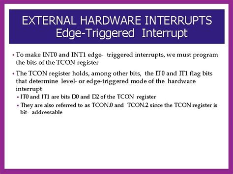 Interrupts Programming The 8051 Microcontroller And Embedded Systems