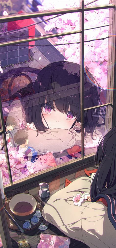 动漫美少女 花瓣网