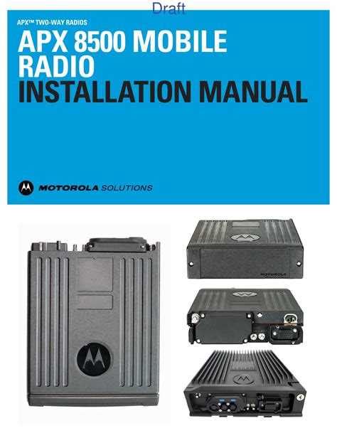 A Complete Wiring Diagram For The Motorola Apx 6500 Wiremystique