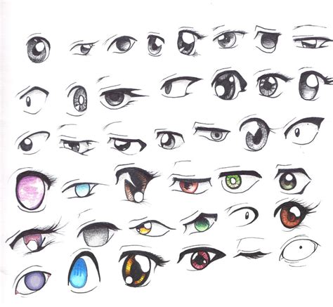 40 Different Manga Eyes By Yuna516 On DeviantArt