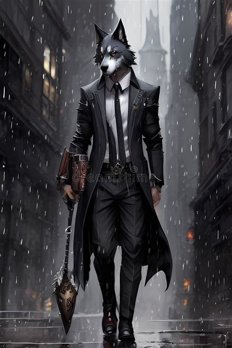 Professional Wolf Strides Stock Illustrations 1 Professional Wolf