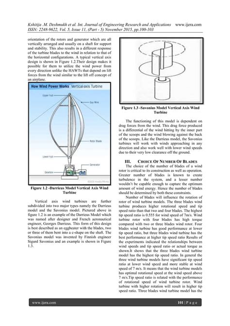 Design And Analysis Of Savonius Wind Turbine Blades Pdf