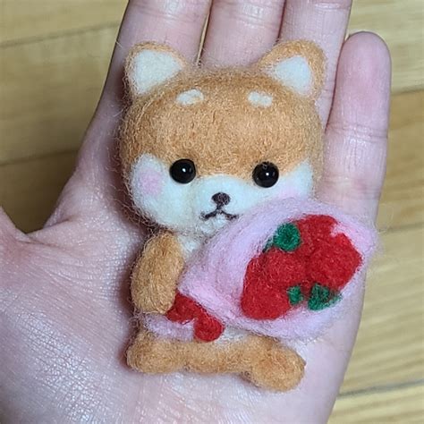 직접 만든 양모 펠트 인형 콜리colley