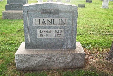 Hannah Jane Hanlin 1843 1927 Mémorial Find A Grave