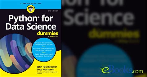 Python For Data Science For Dummies 3rd Ed