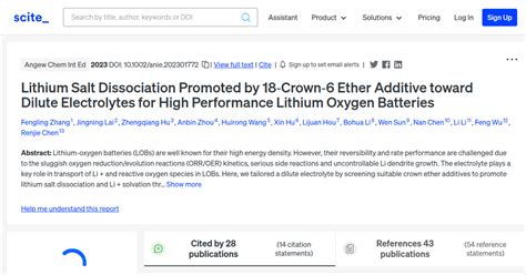 Lithium Salt Dissociation Promoted By 18‐crown‐6 Ether Additive Toward