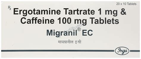 Migranil Ec 1mg 100mg Tablet Price Uses Side Effects And How To Use