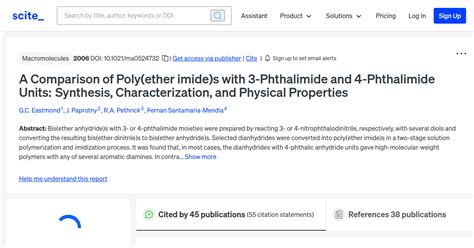 A Comparison Of Polyether Imides With 3 Phthalimide And 4 Phthalimide