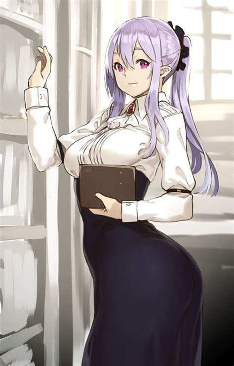 Rule 34 Ascot Ass Book Bookshelf Breasts Dress Dress Shirt Elf Female