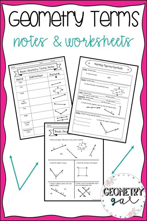 Geometry For Beginners Worksheets