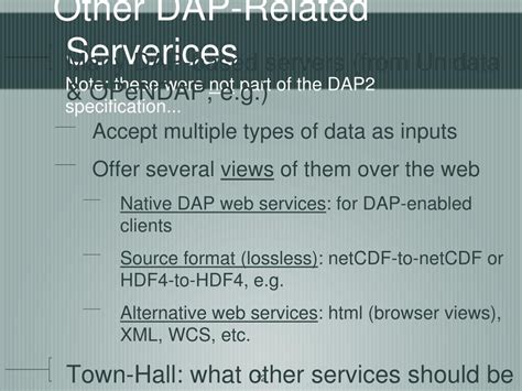 PPT OPeNDAP Unidata Development Of DAP A Data Access Protocol PowerPoint Presentation ID