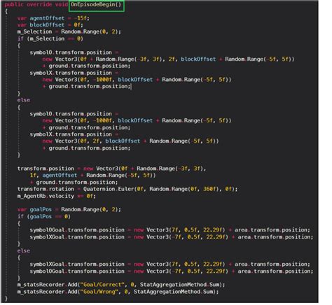 Unity Ml Agents 20 에피소드 조건 보상함수 하이퍼 파라미터 설정 어제와 내일의 나 그 사이의 이야기