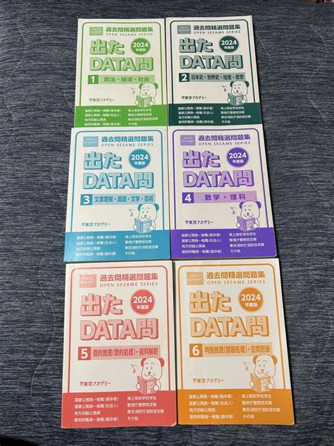 東京アカデミー 出たdata問 過去問精選問題集6冊セット回答付き メルカリ