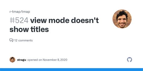 View Mode Doesnt Show Titles · Issue 524 · R Tmaptmap · Github