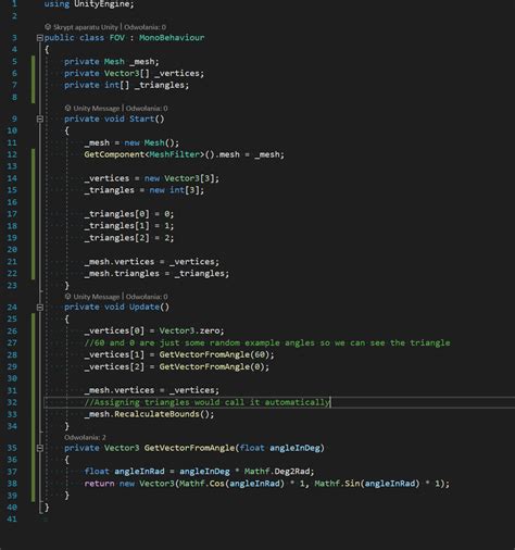unity view cone tutorial