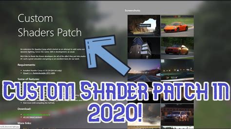 Custom Shaders Patch Assetto Corsa
