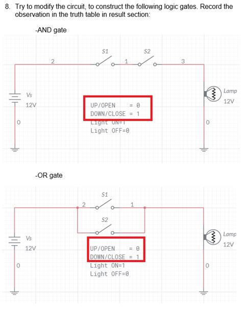 Solved Title Logic Gates Simulation Switch By Using Chegg Com